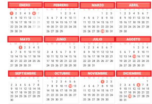 Calendario laboral 2024: ¿Qué días son festivos? - Ayuda Sepe