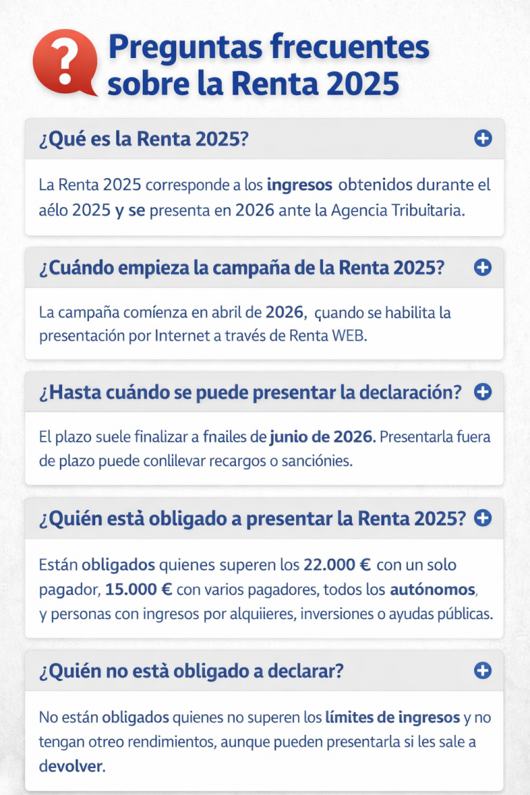 Declaración de la Renta 2025: Fechas oficiales y plazos que debes ...